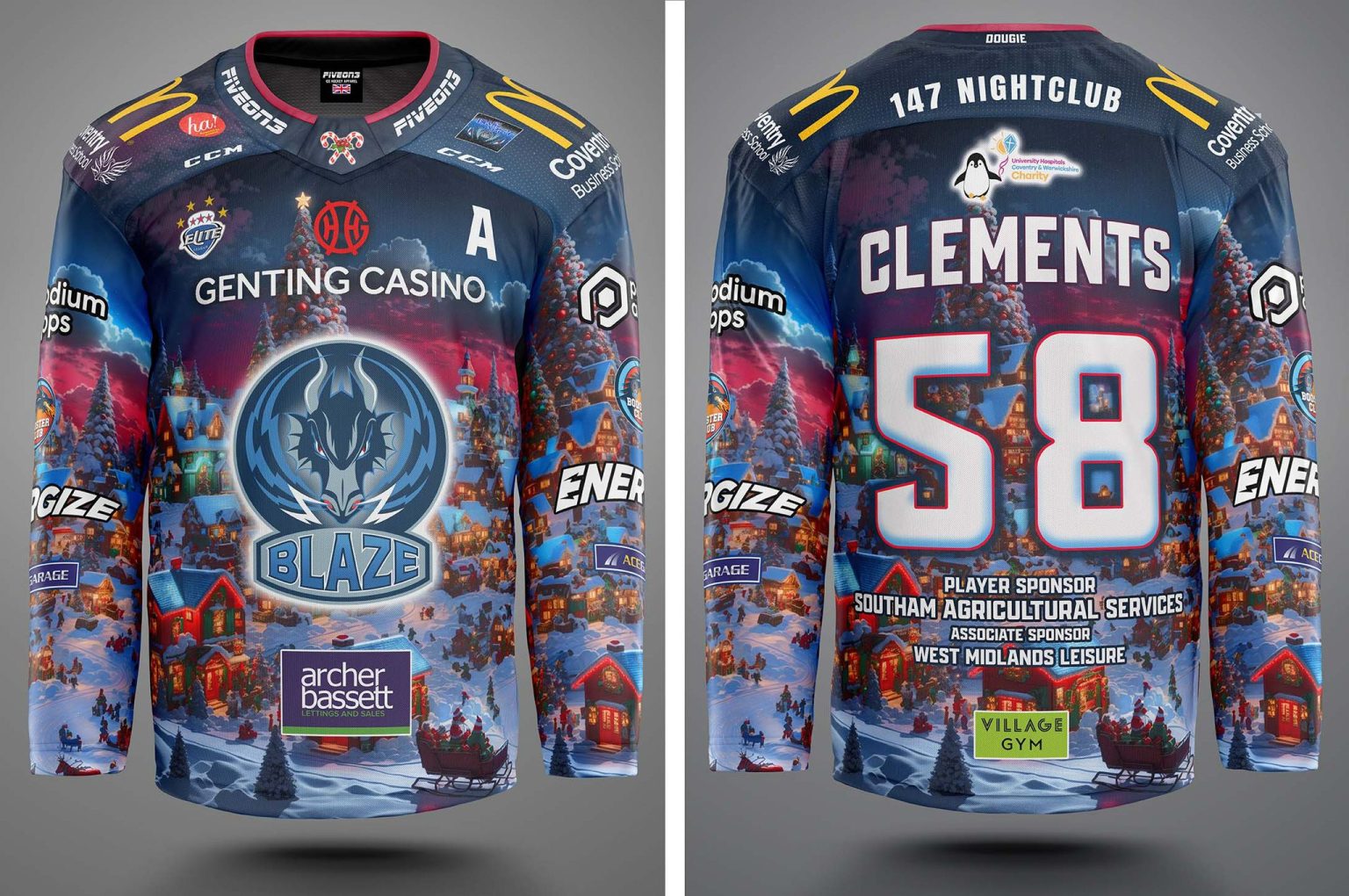 2024 Christmas Jersey - Coventry Blaze